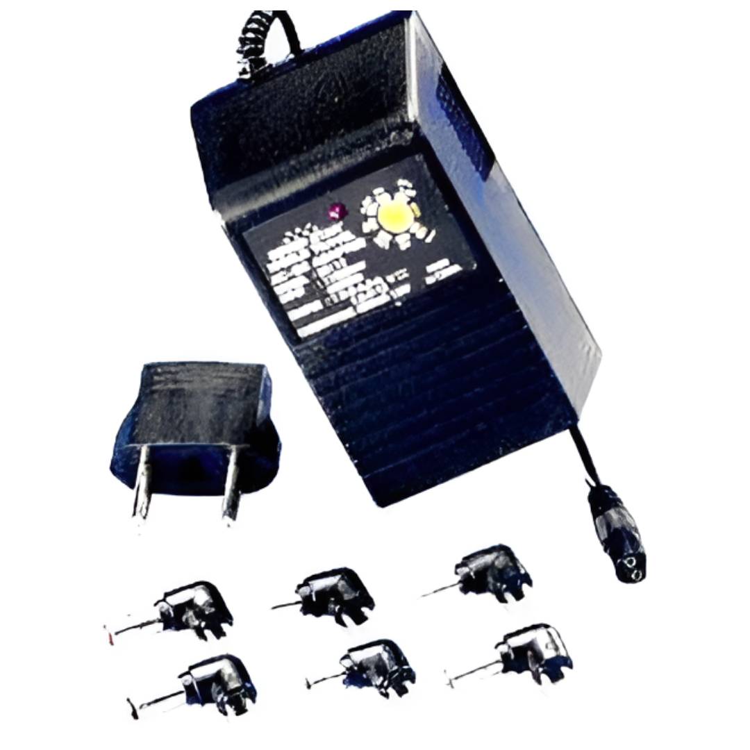 Seven Star AC/DC Adapter 600ma , 3VDC – 4.5VDC – 6VDC – 7.5VDC – 9VDC ...