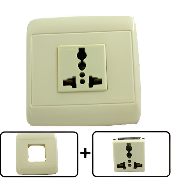 Type A through L Universal Electrical Receptacle Outlet 10 AMPS, With ...