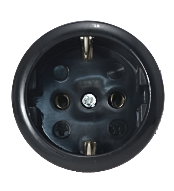 Type C Electrical AC Female Connector For Europe 2.5 Amps - Overseas ...