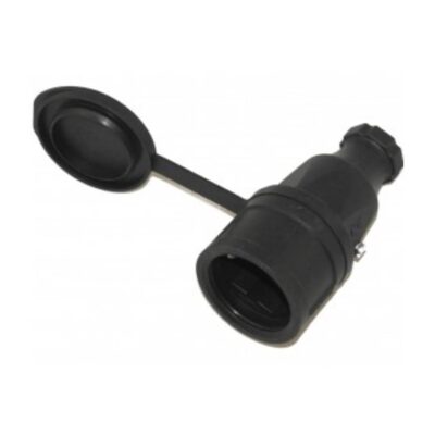 AC Female Power Connector France CEE7/5 16 Amp 250 Volt Black Straight ...