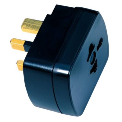 Grounded American or European to Grounded UK Power Plug Adapter ...